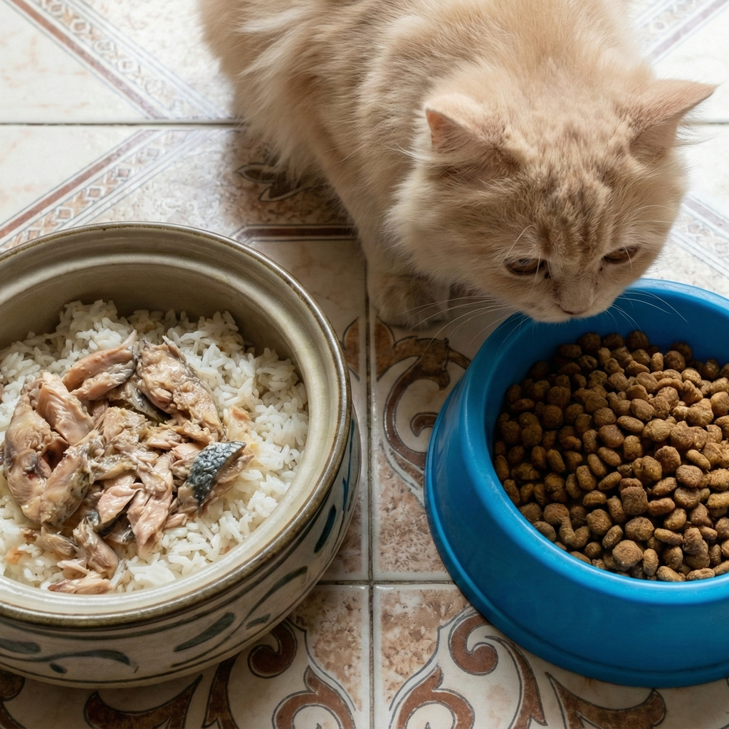 How to Transition Your Cat from Fish/Rice to Dry Kibble – Miki Pet Store